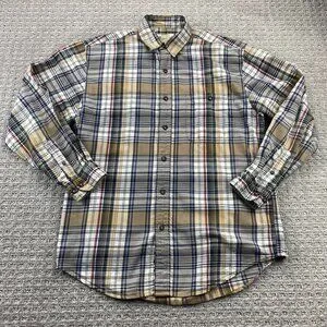 Eddie Bauer | Shirts | Vintage Eddie Bauer Plaid Shirt Men Small S ...